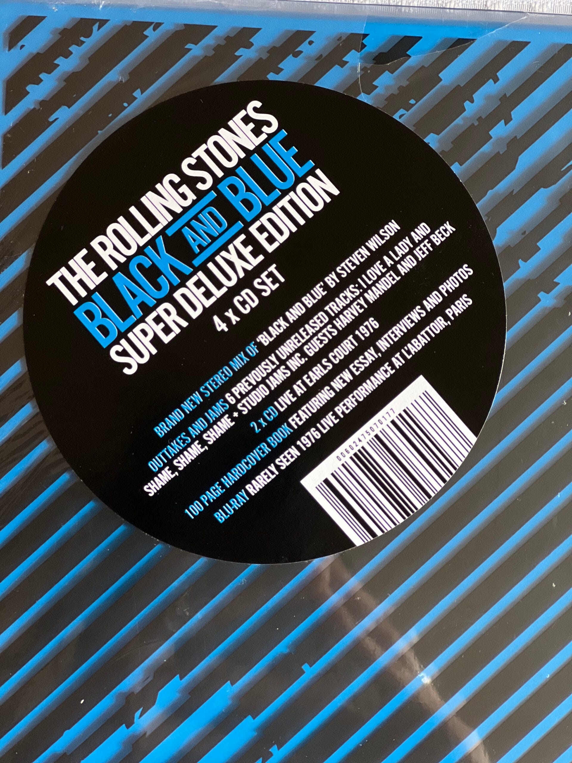 THE ROLLING STONES BLACK AND BLUE Box Set 4 CD